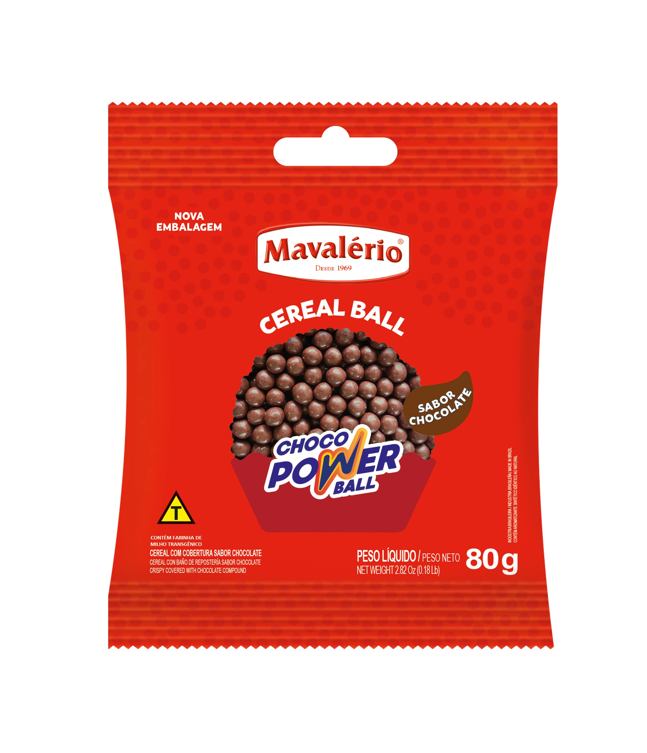 CHOCO POWER BALL SABOR CHOCOLATE 🍫 Mavalério