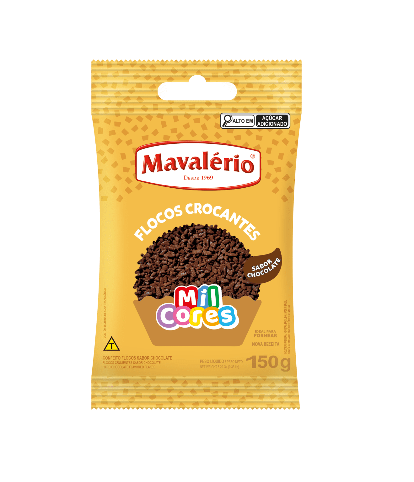 Mavalério – Desde 1969 » » FLOCOS CROCANTES SABOR CHOCOLATE MIL CORES ...