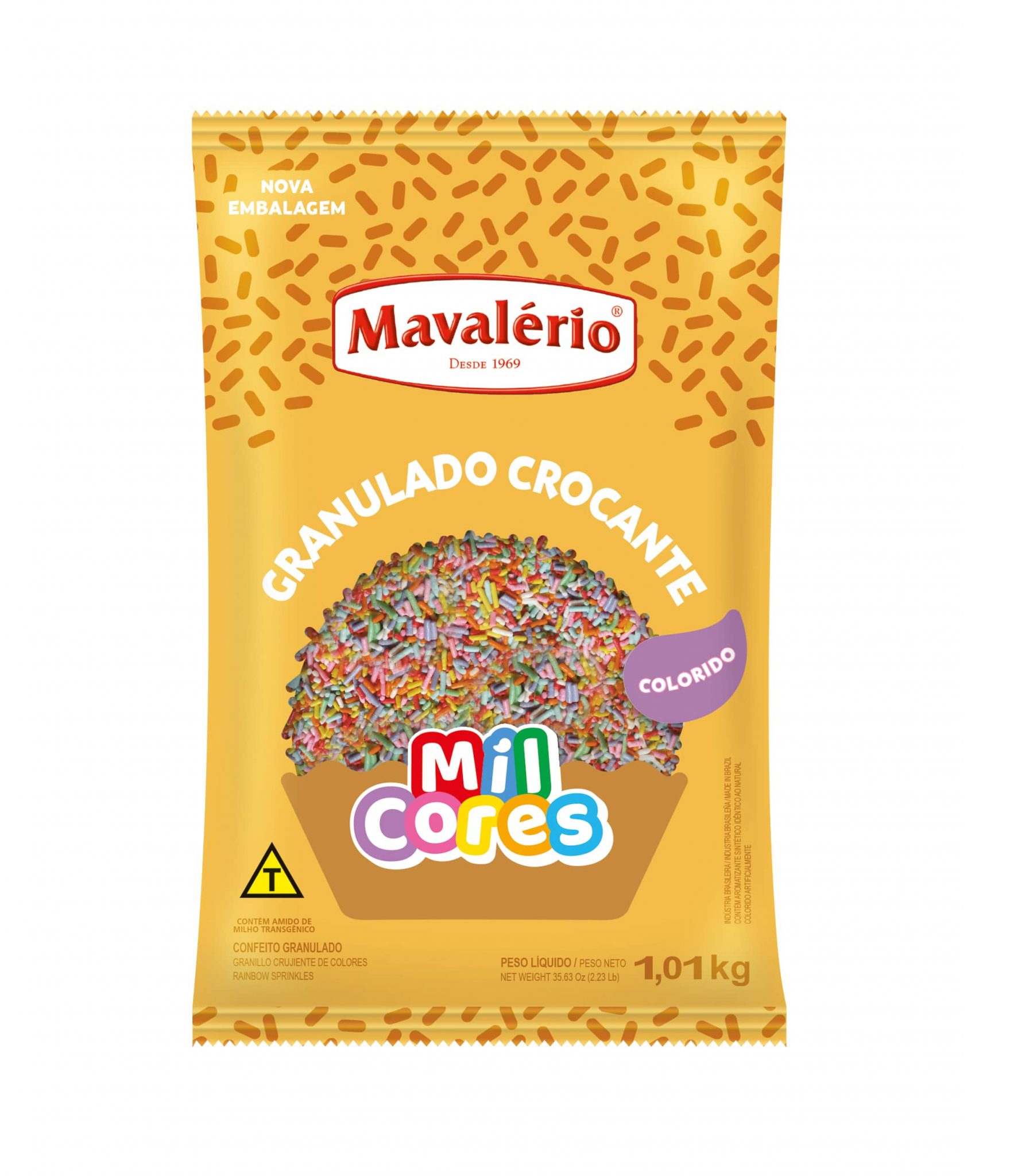 GRANULADO CROCANTE COLORIDO BABY MIL CORES MAVALÉRIO 🍫 Mavalério
