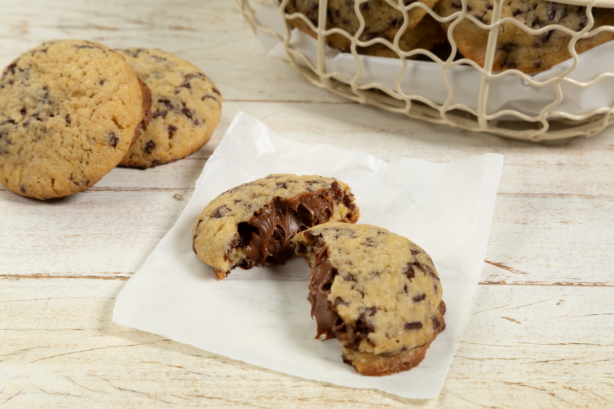 Cookies Recheados 🍫 Mavalério